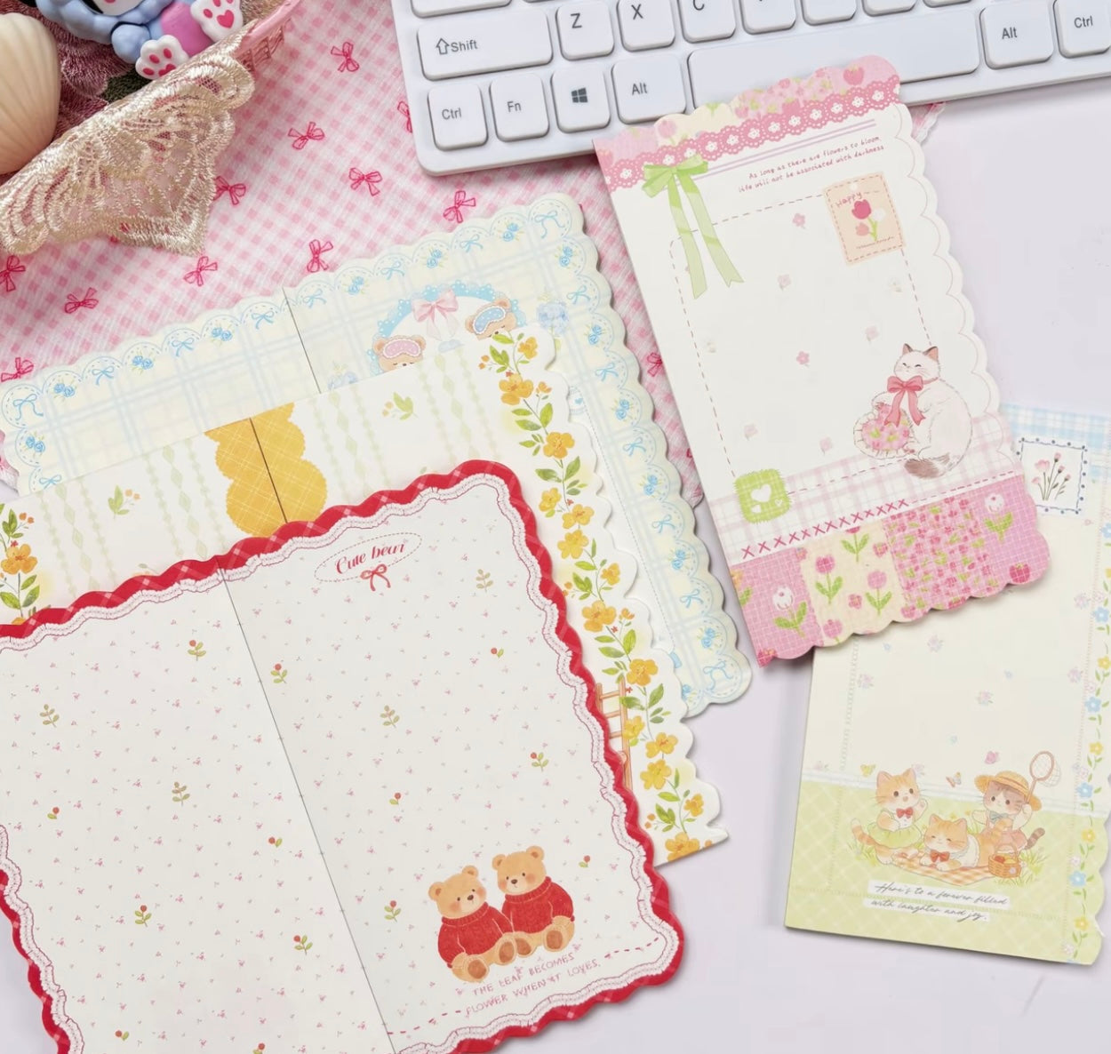 【No.27】: Nature Medium Notepads(approx. 3.35 × 6.69 in) – Anni dream shop